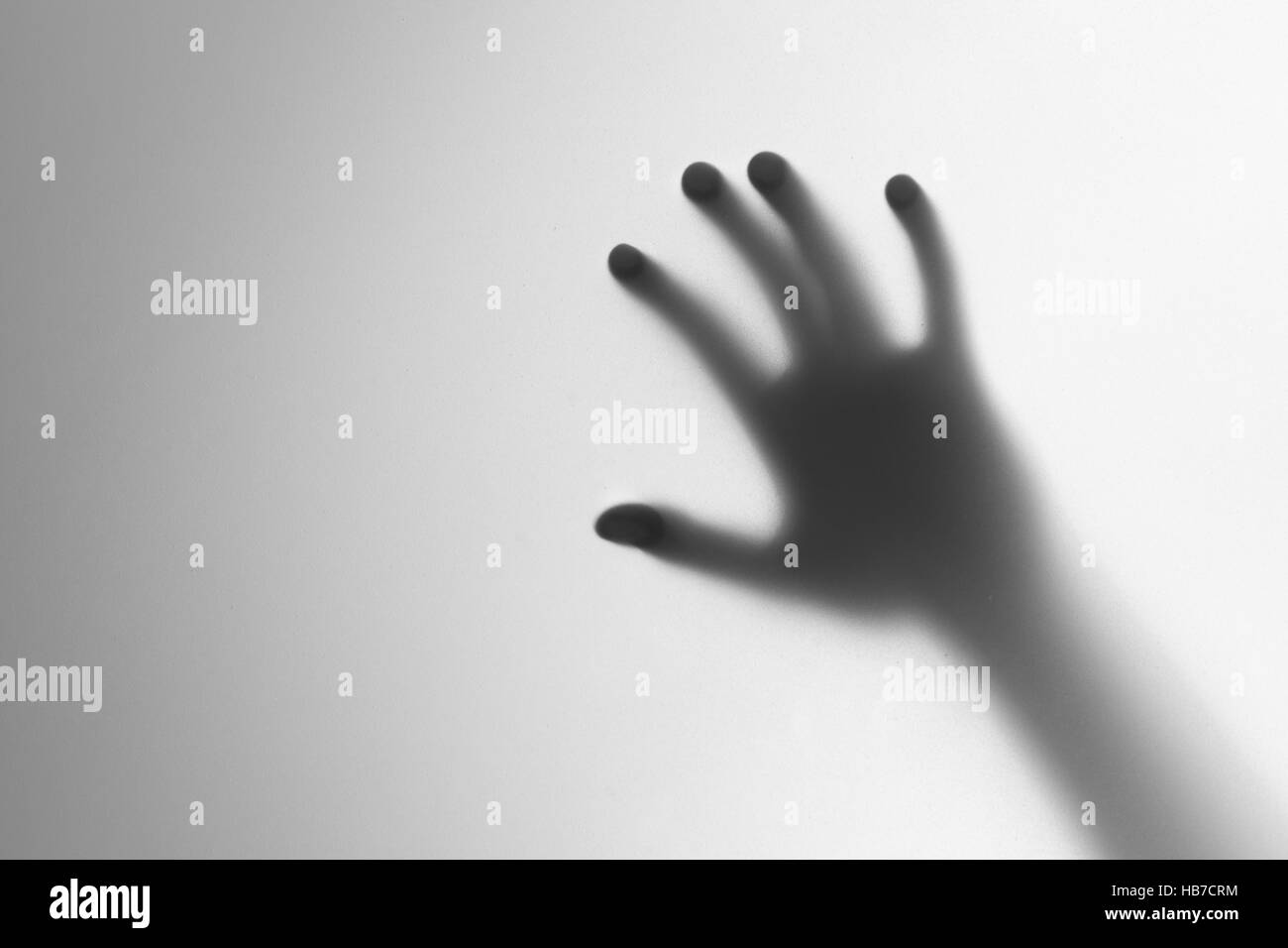 Silhouette of a hand, blur Stock Photo - Alamy