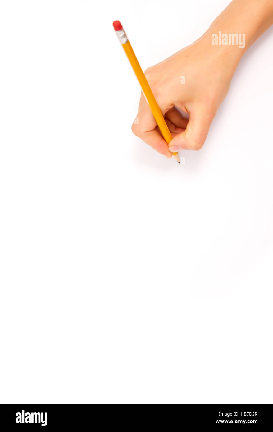 Arm with red felt pen hi-res stock photography and images - Alamy