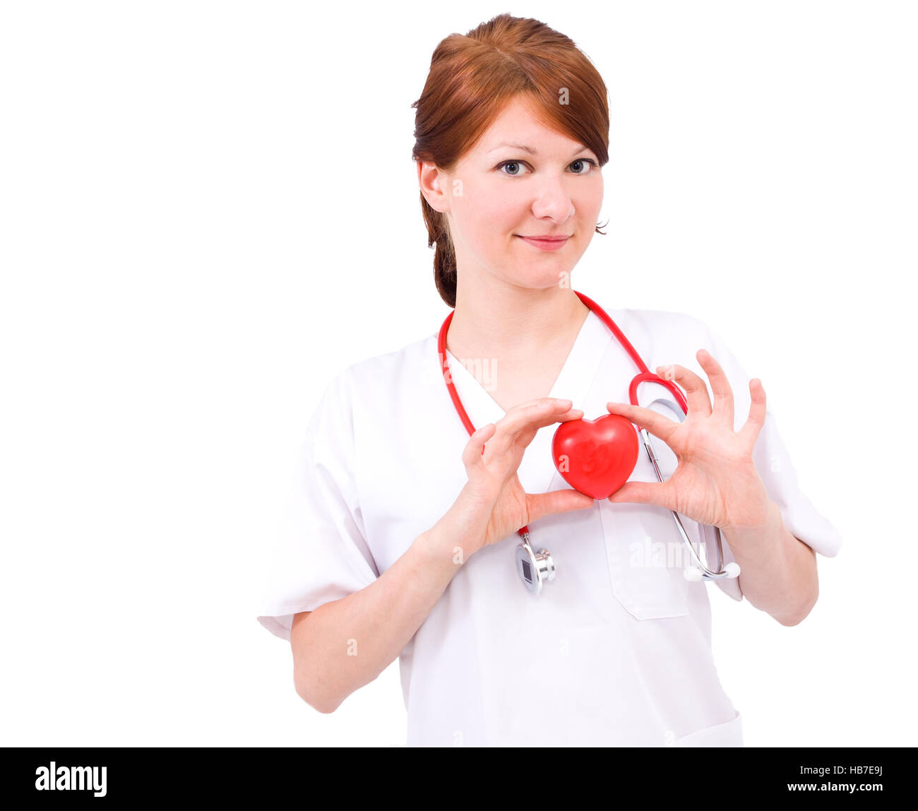 young female cardiologic doctor with stehoscope Stock Photo - Alamy