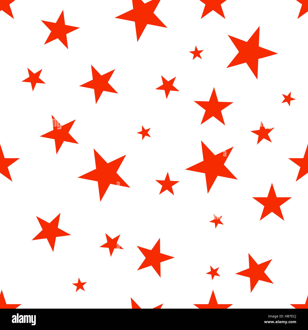 Seamless pattern with red stars Stock Photo - Alamy