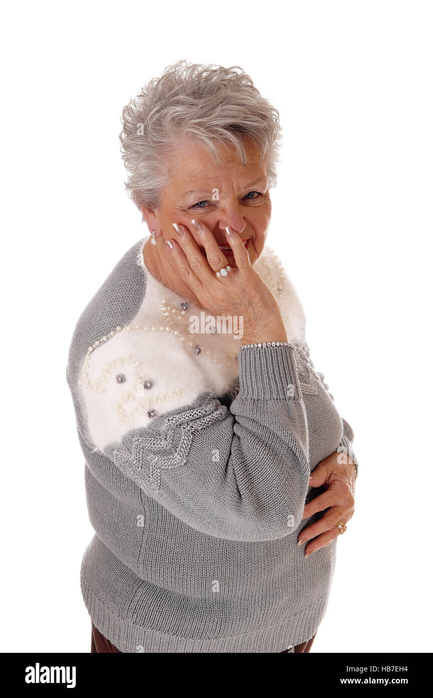 Portrait face thinking senior hi-res stock photography and images - Alamy