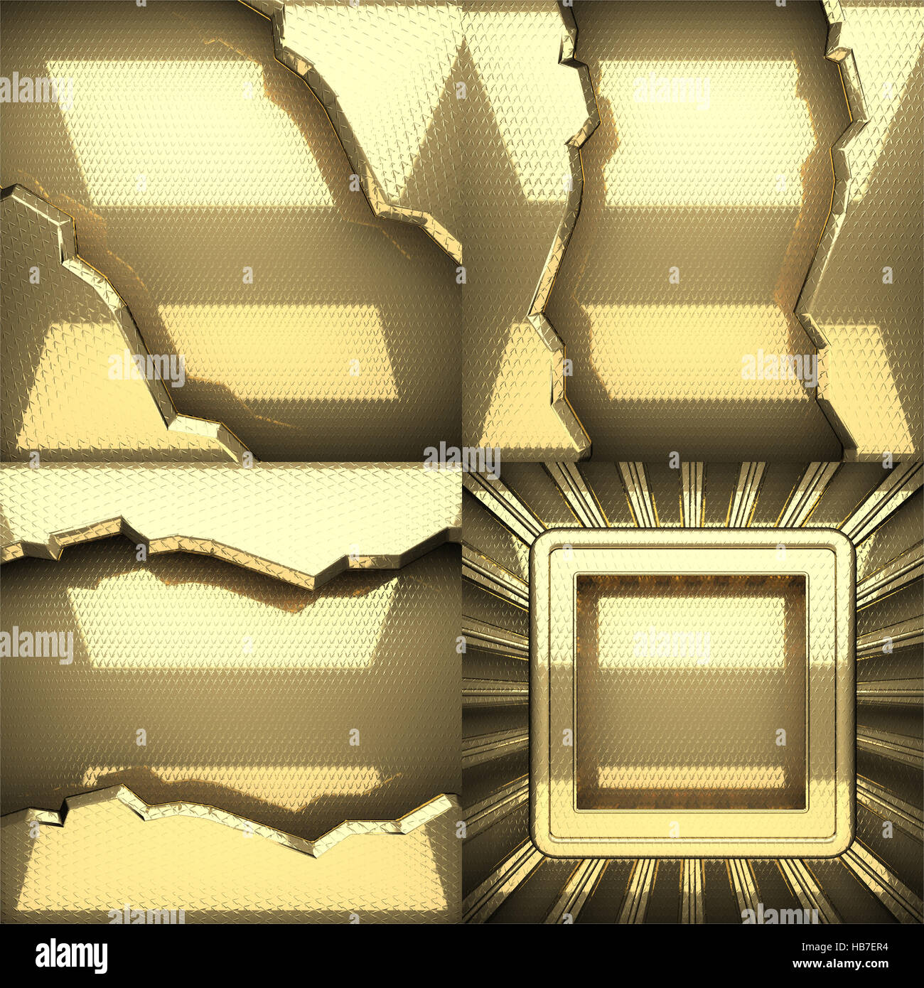 golden texture background set Stock Photo - Alamy