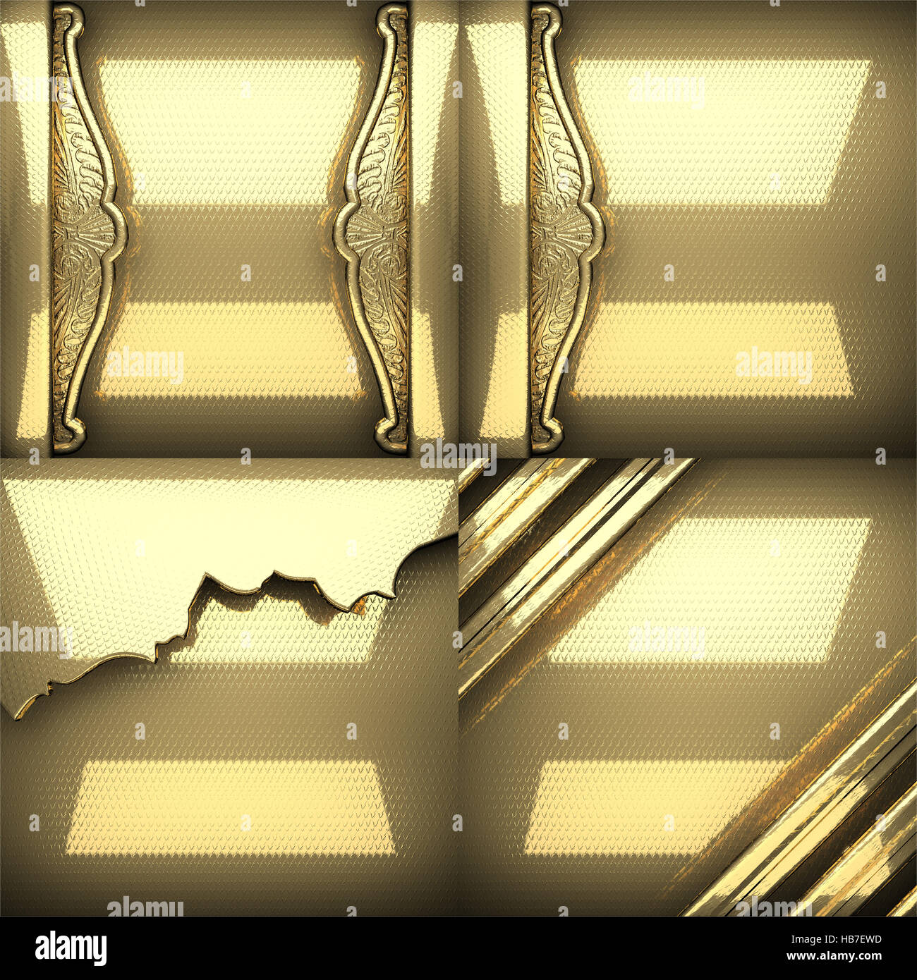 golden texture background set Stock Photo - Alamy