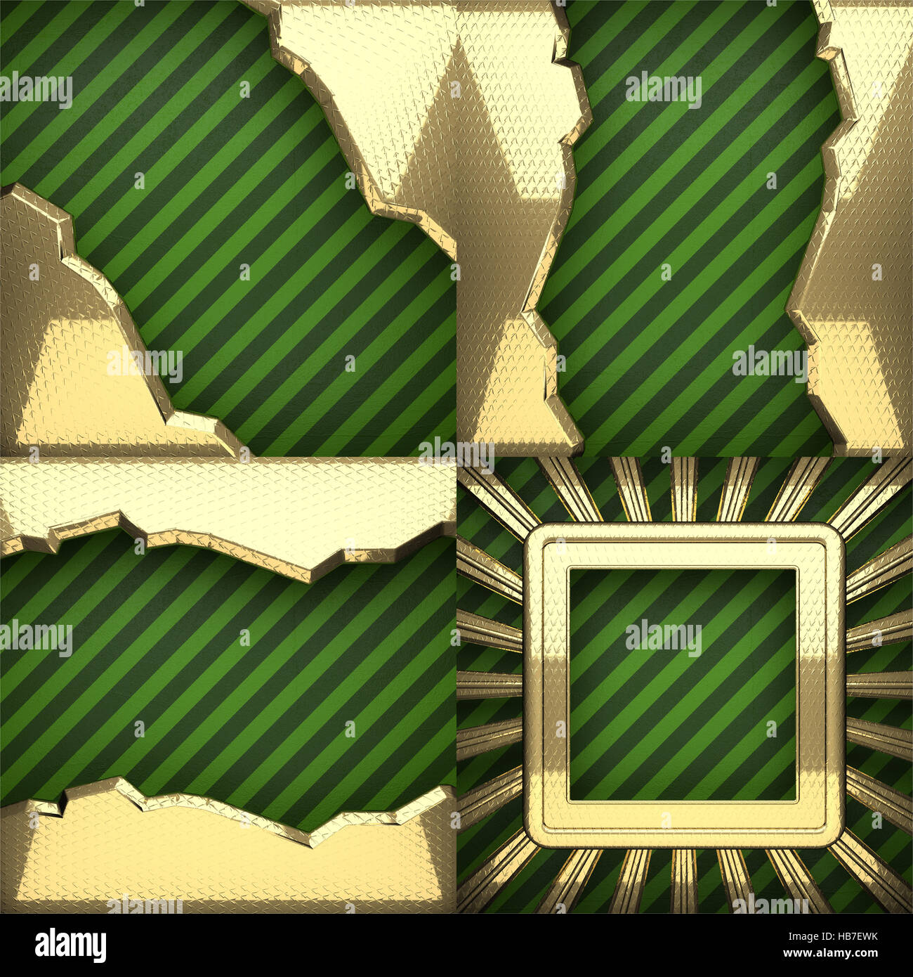 Green and gold texture hi-res stock photography and images - Alamy