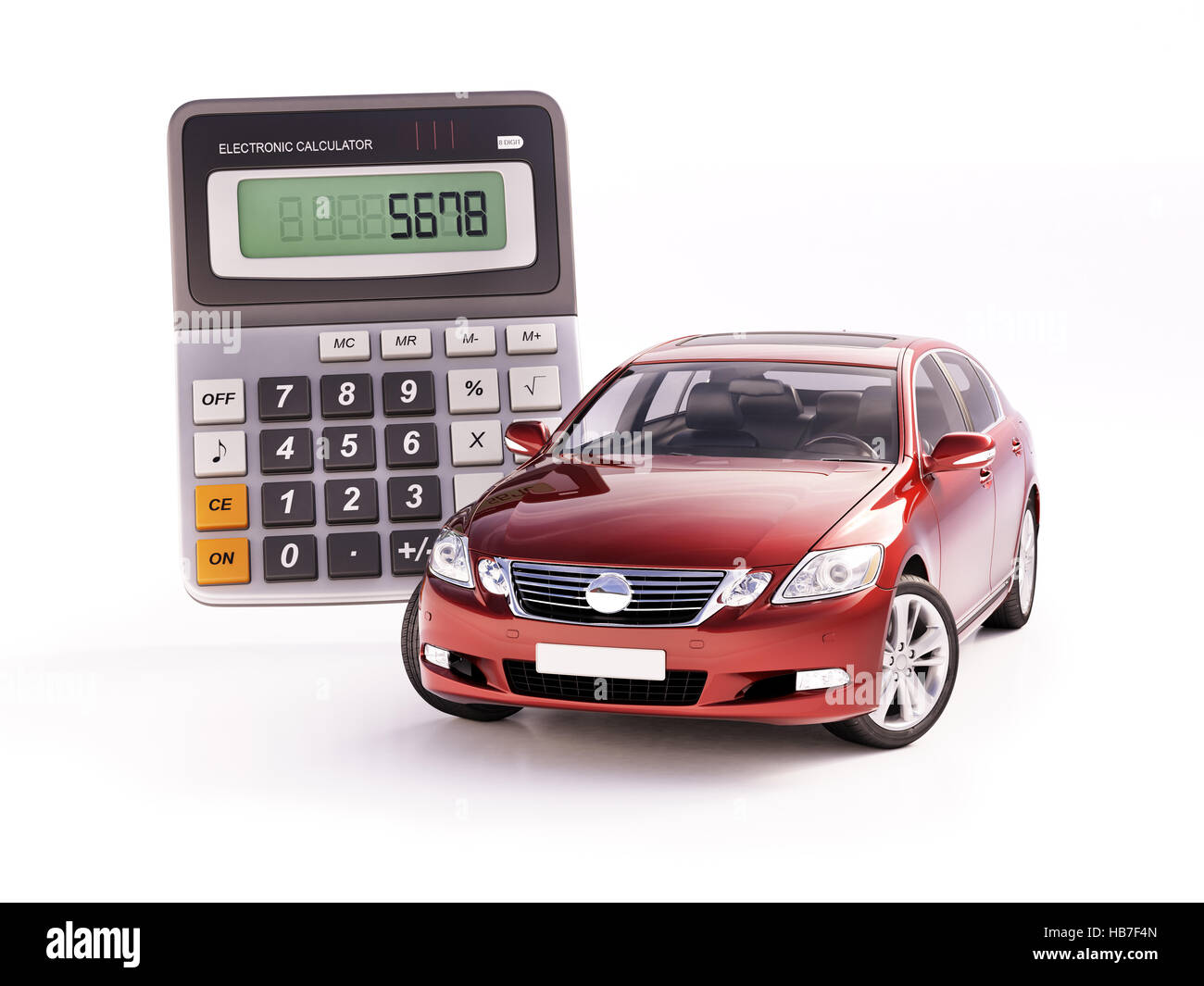 Car and calc hi-res stock photography and images - Alamy