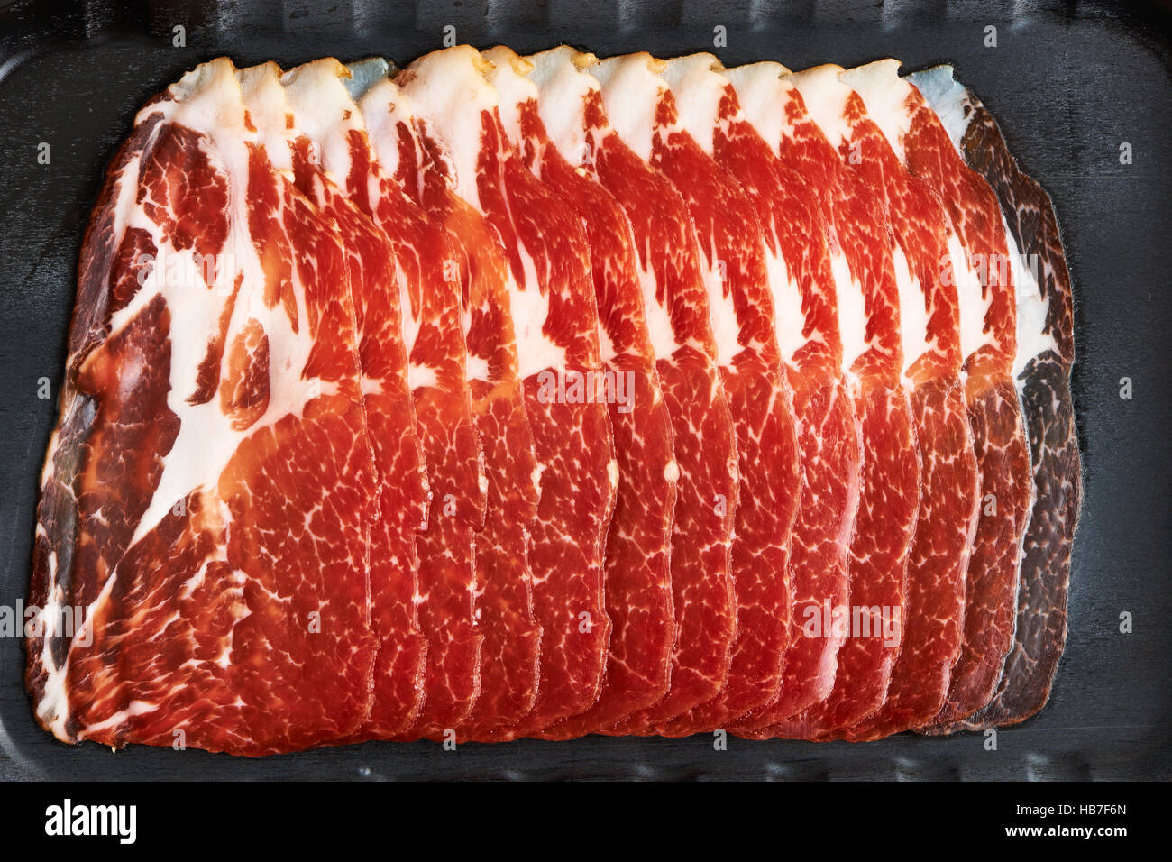 Dried pork meat Stock Photo - Alamy