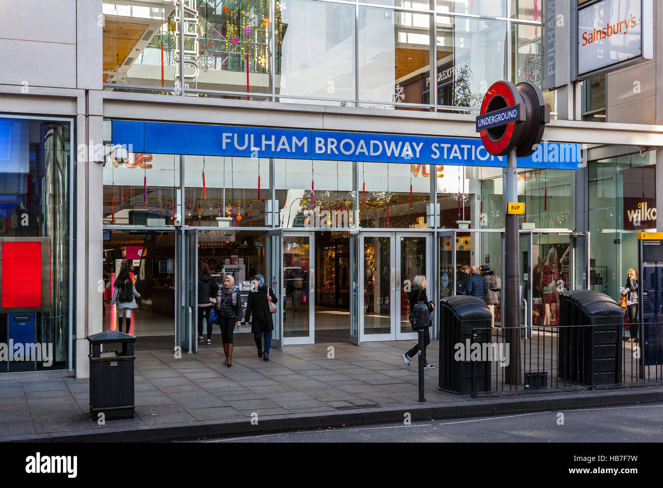 Fulham Broadway Station, London Stock Photo - Alamy