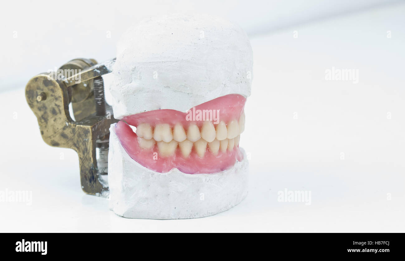 mock- up, for, denta,l total, prosthesis Stock Photo - Alamy