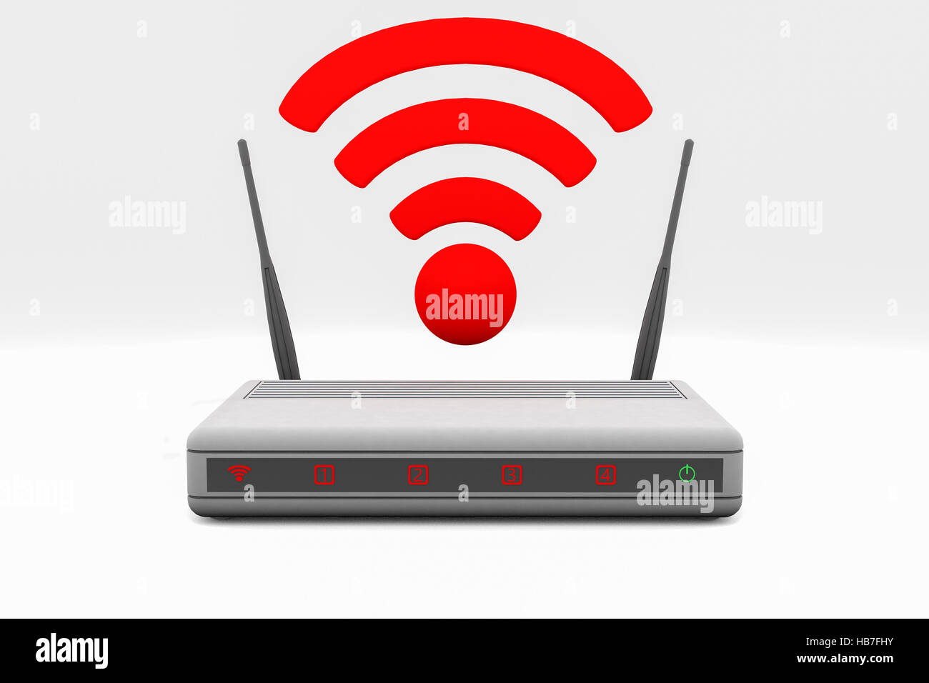 An Wlan router Stock Photo - Alamy