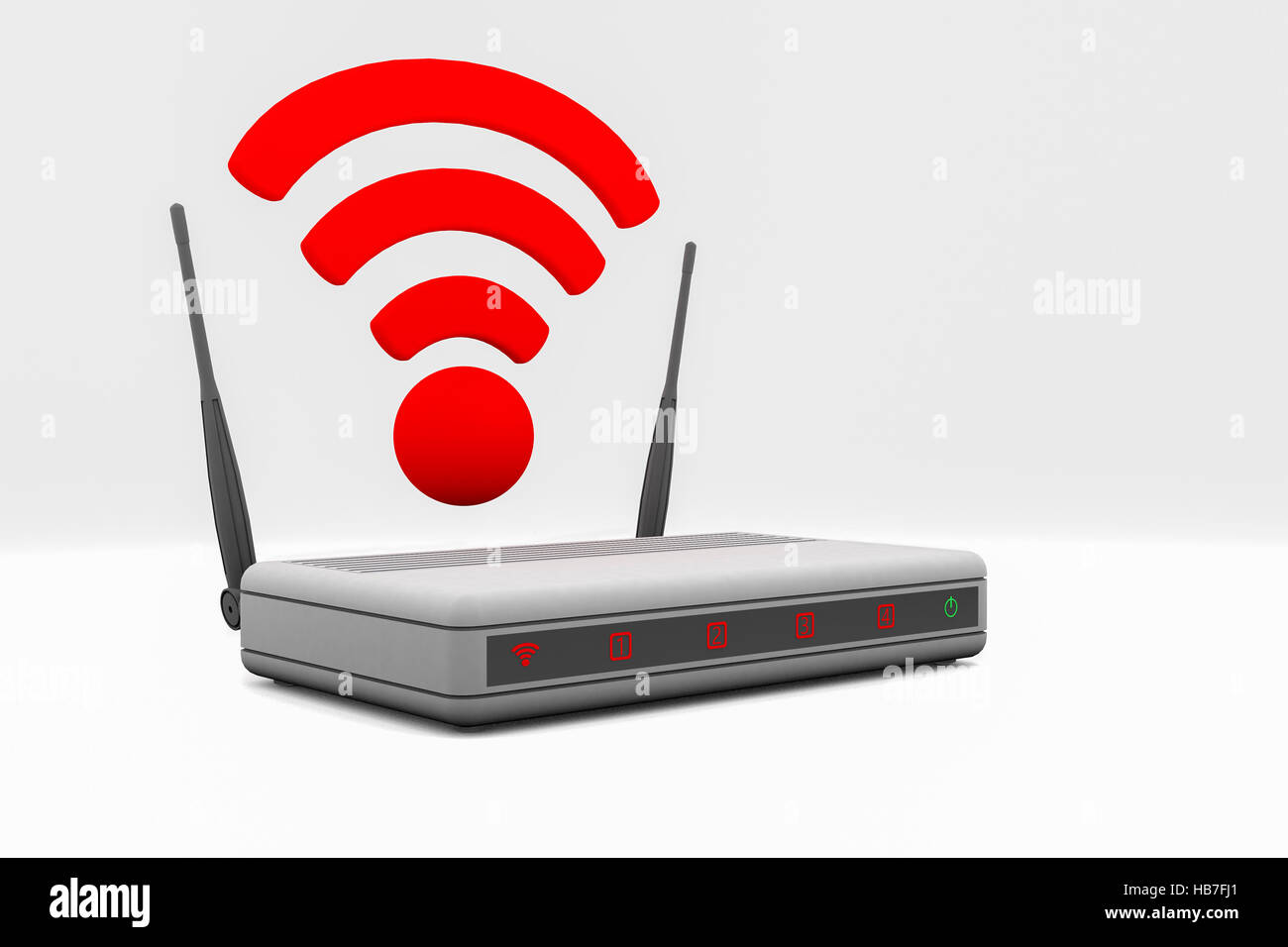 An Wlan router Stock Photo - Alamy