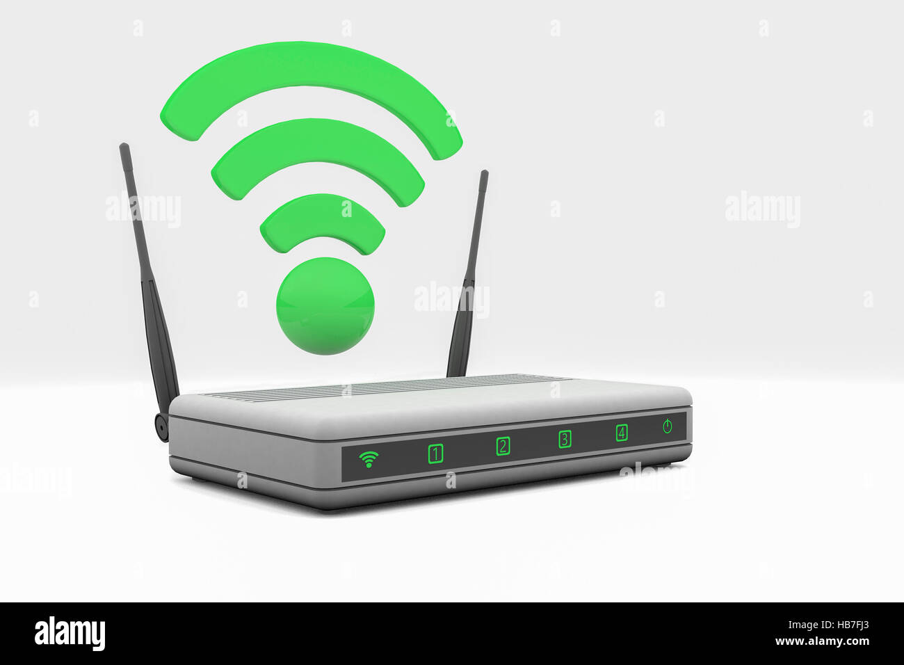 An Wlan router Stock Photo - Alamy