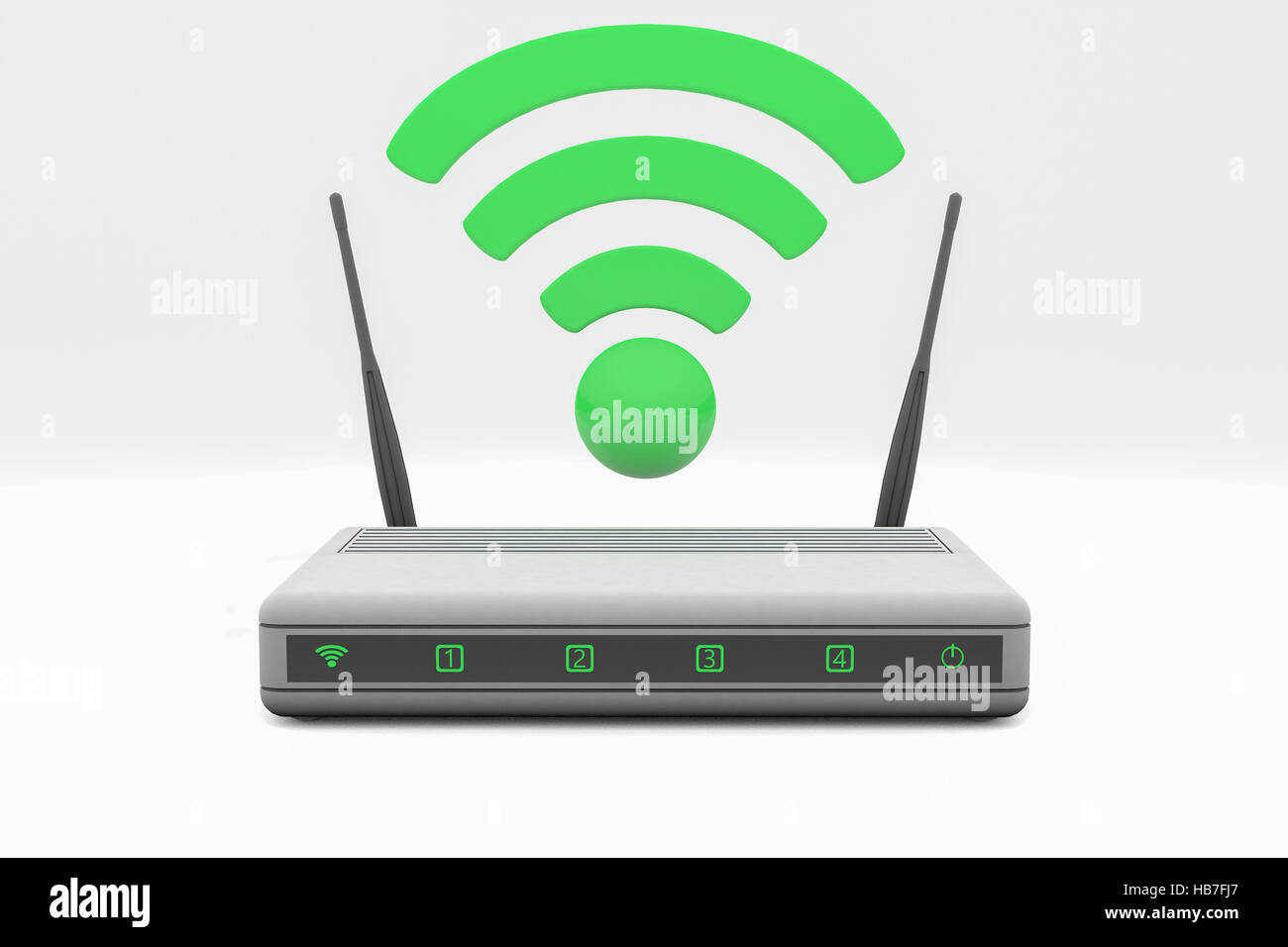 An Wlan router Stock Photo - Alamy