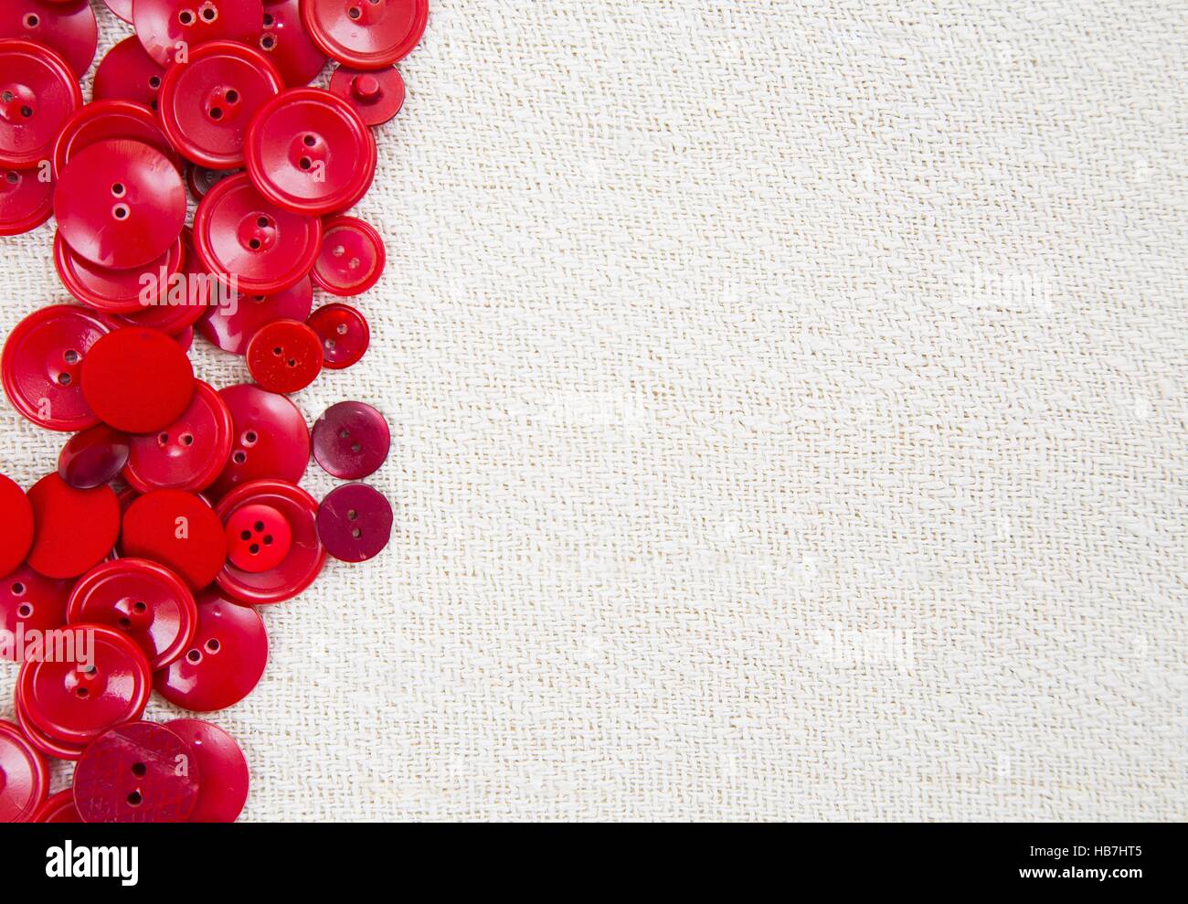Red button as frame with copy space area Stock Photo - Alamy