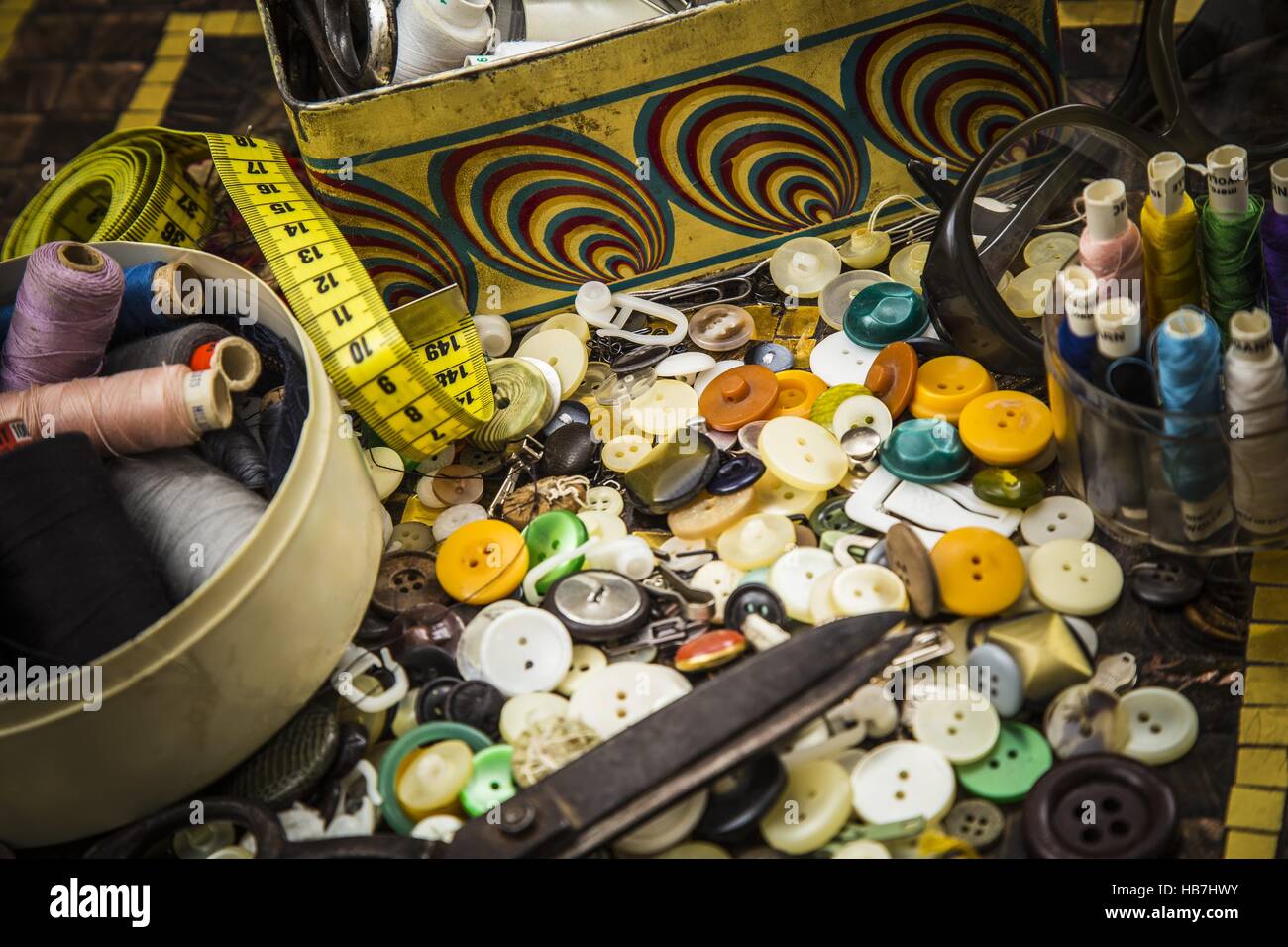 Messy unorganized tool box hi-res stock photography and images - Alamy