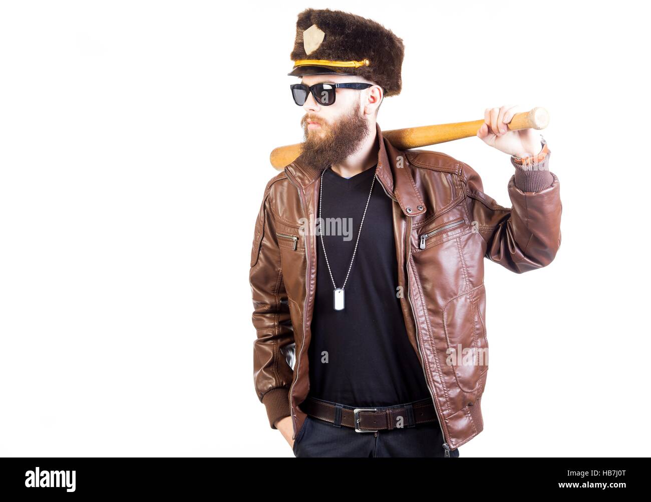 Bearded police officer hi-res stock photography and images - Alamy