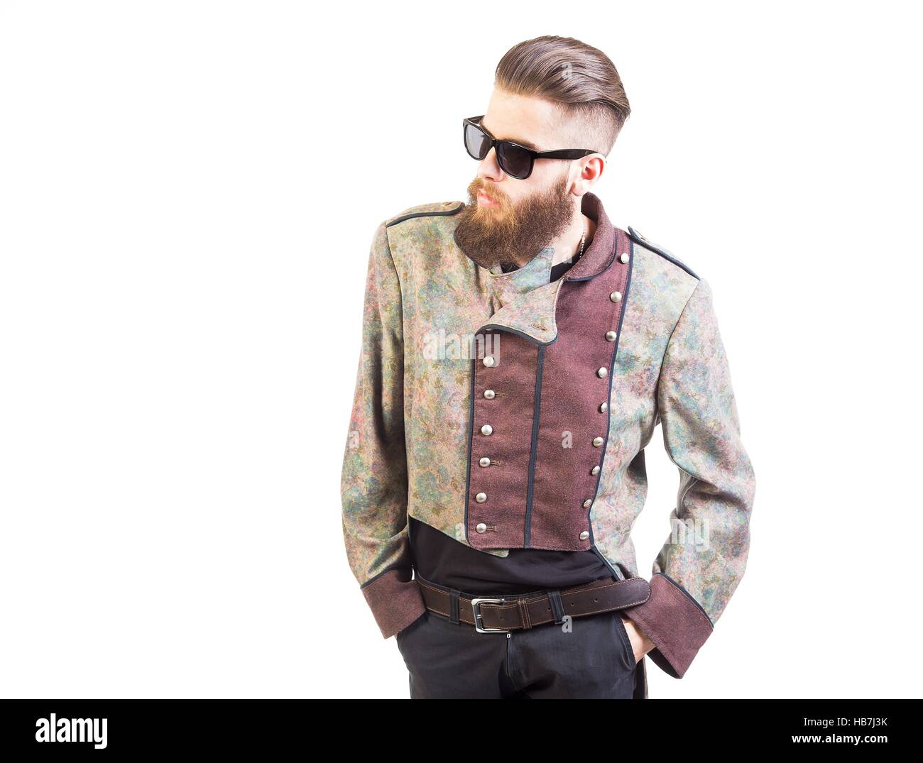 Portrait of a man in an unusual outfit Stock Photo - Alamy