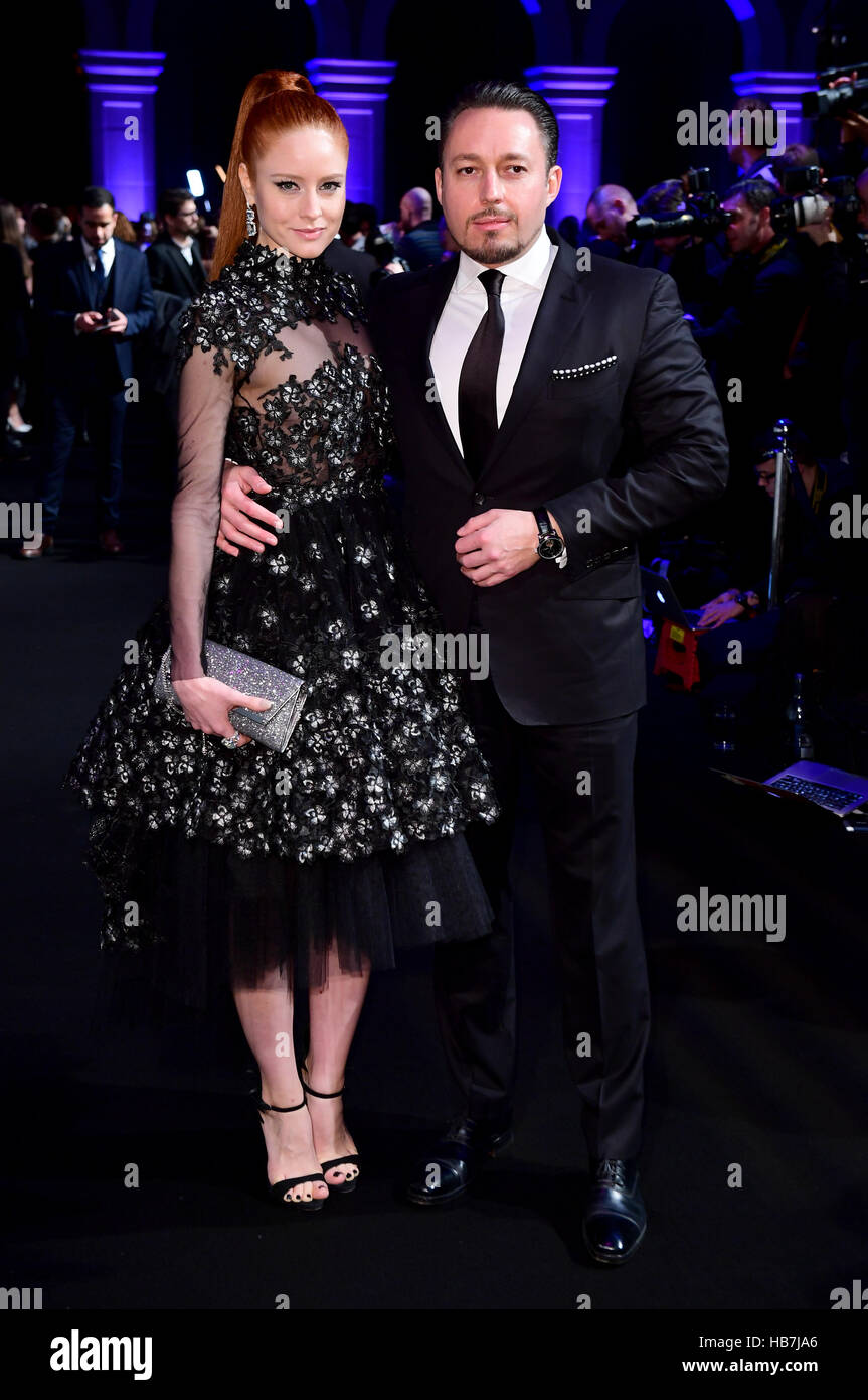 Barbara Meier and Klemens Hallmann attending the British Independent ...