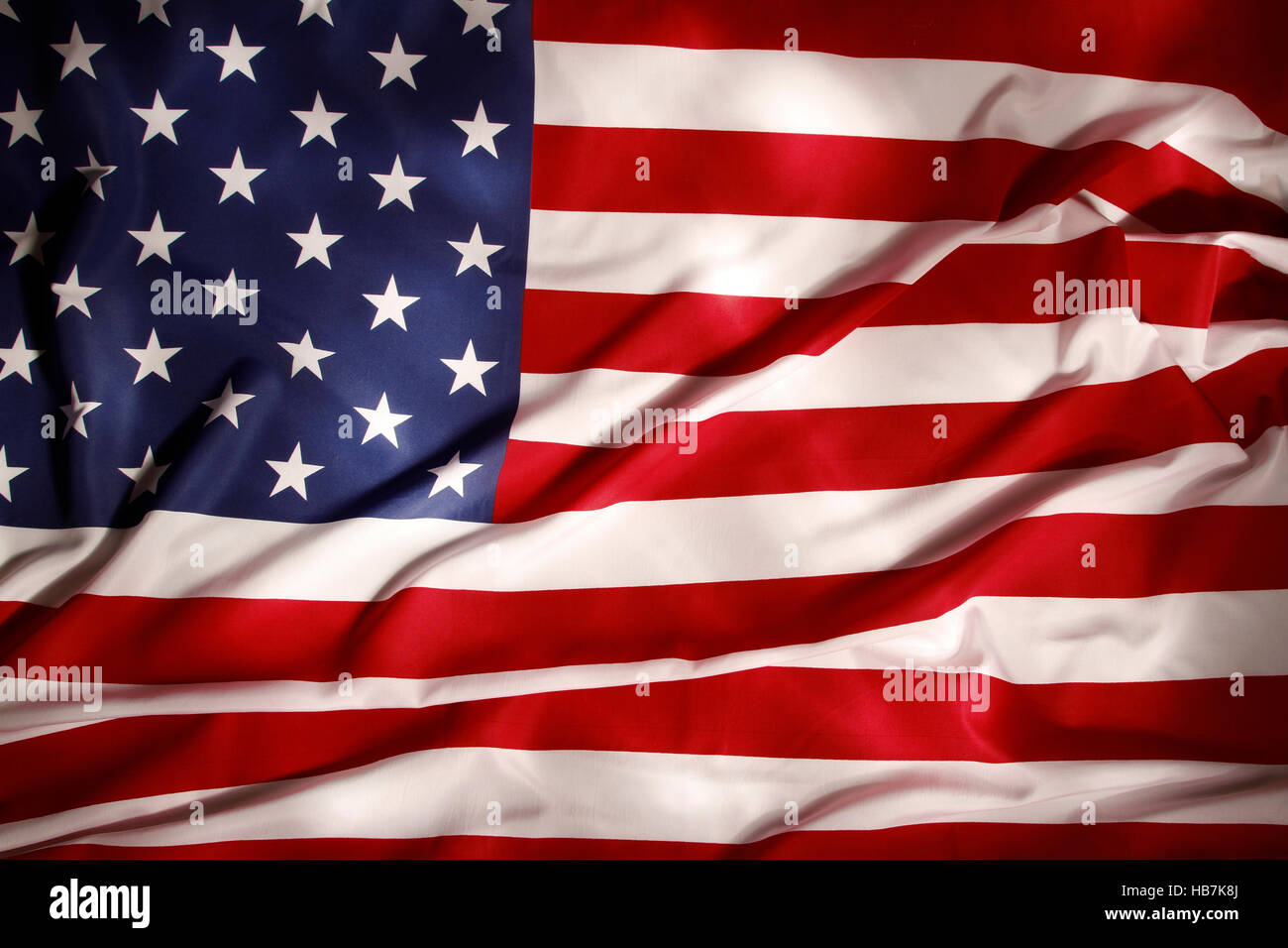 Closeup of rippled American flag Stock Photo - Alamy