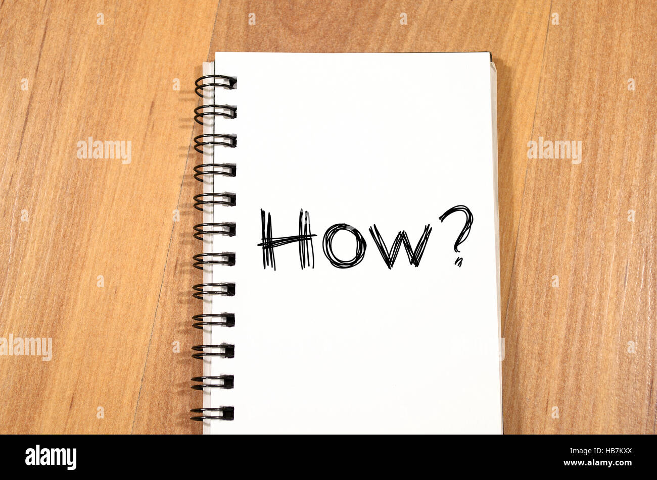 How write on notebook Stock Photo - Alamy