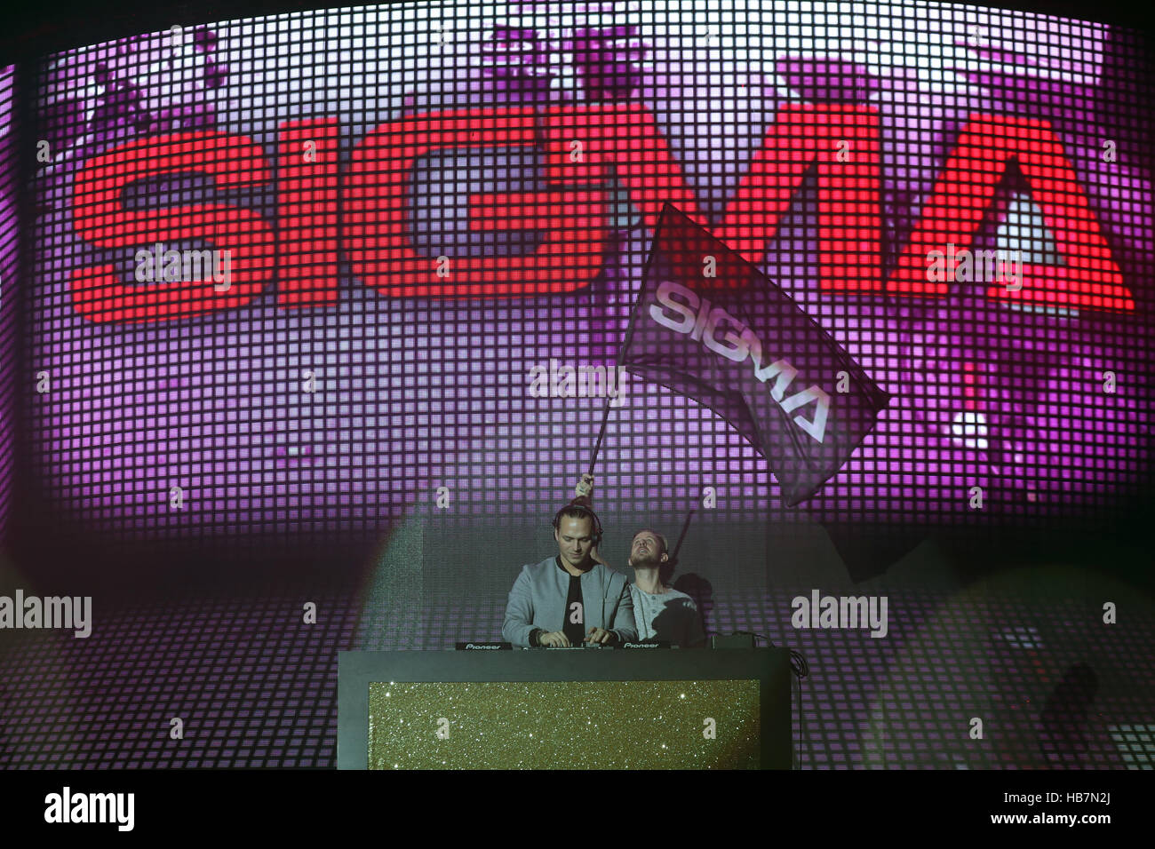 Sigma on stage at Capital's Jingle Bell Ball with Coca-Cola at London's ...