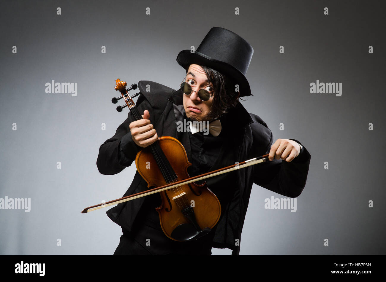 Man in musical art concept Stock Photo - Alamy