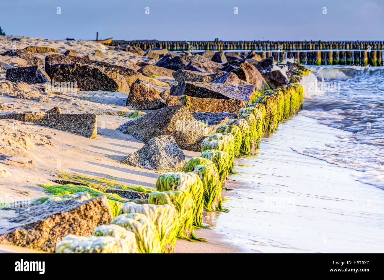 Stone Groynes High Resolution Stock Photography and Images - Alamy