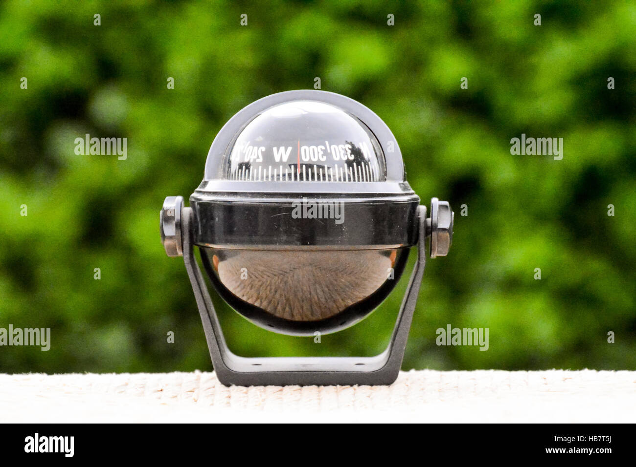 Navigation Black Compass Stock Photo - Alamy