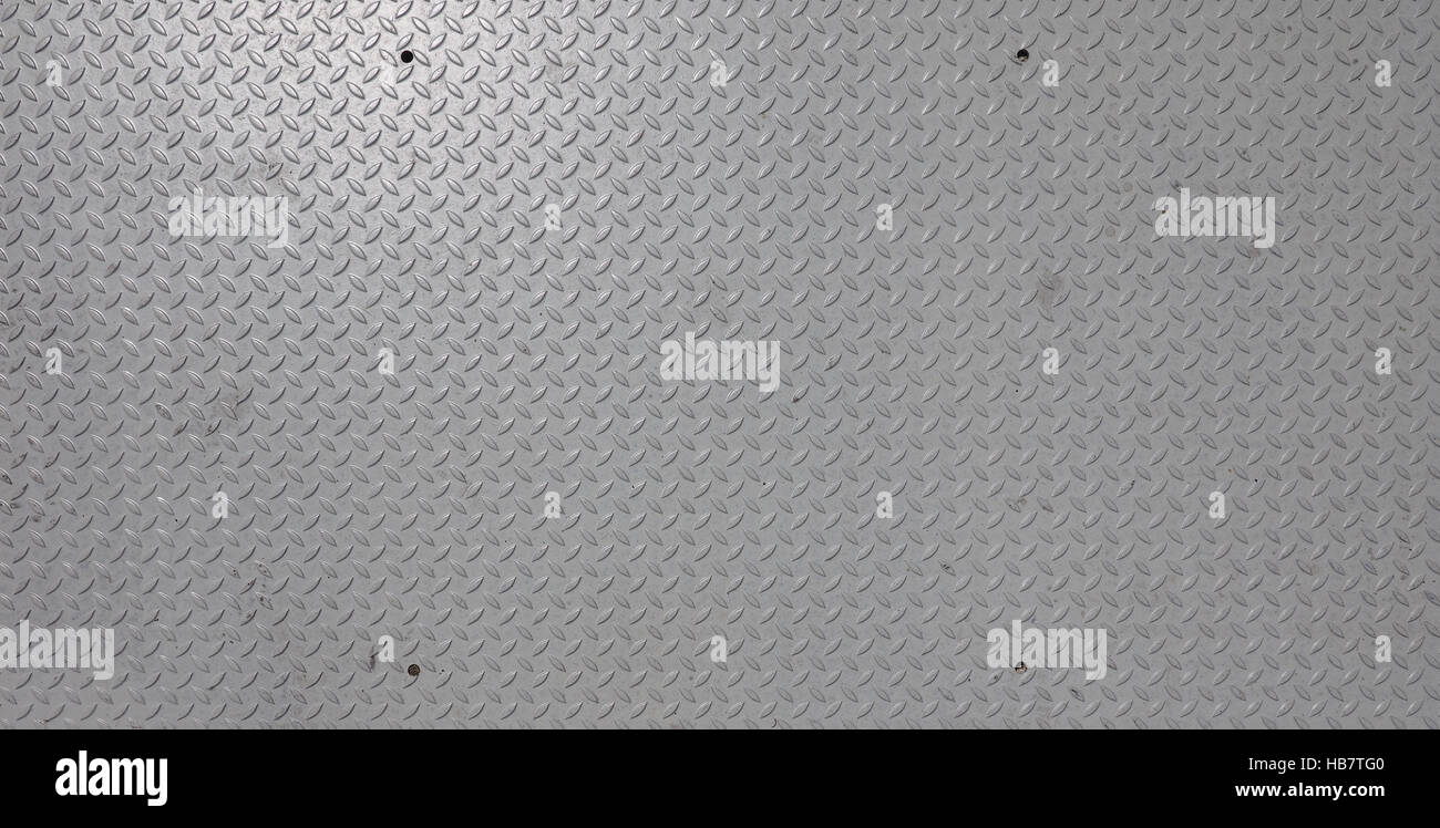 Grey steel diamond plate background Stock Photo - Alamy