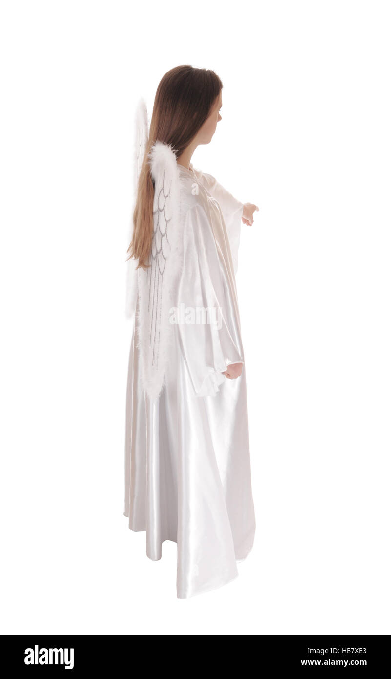 Angel standing in profile 6 Stock Photo - Alamy