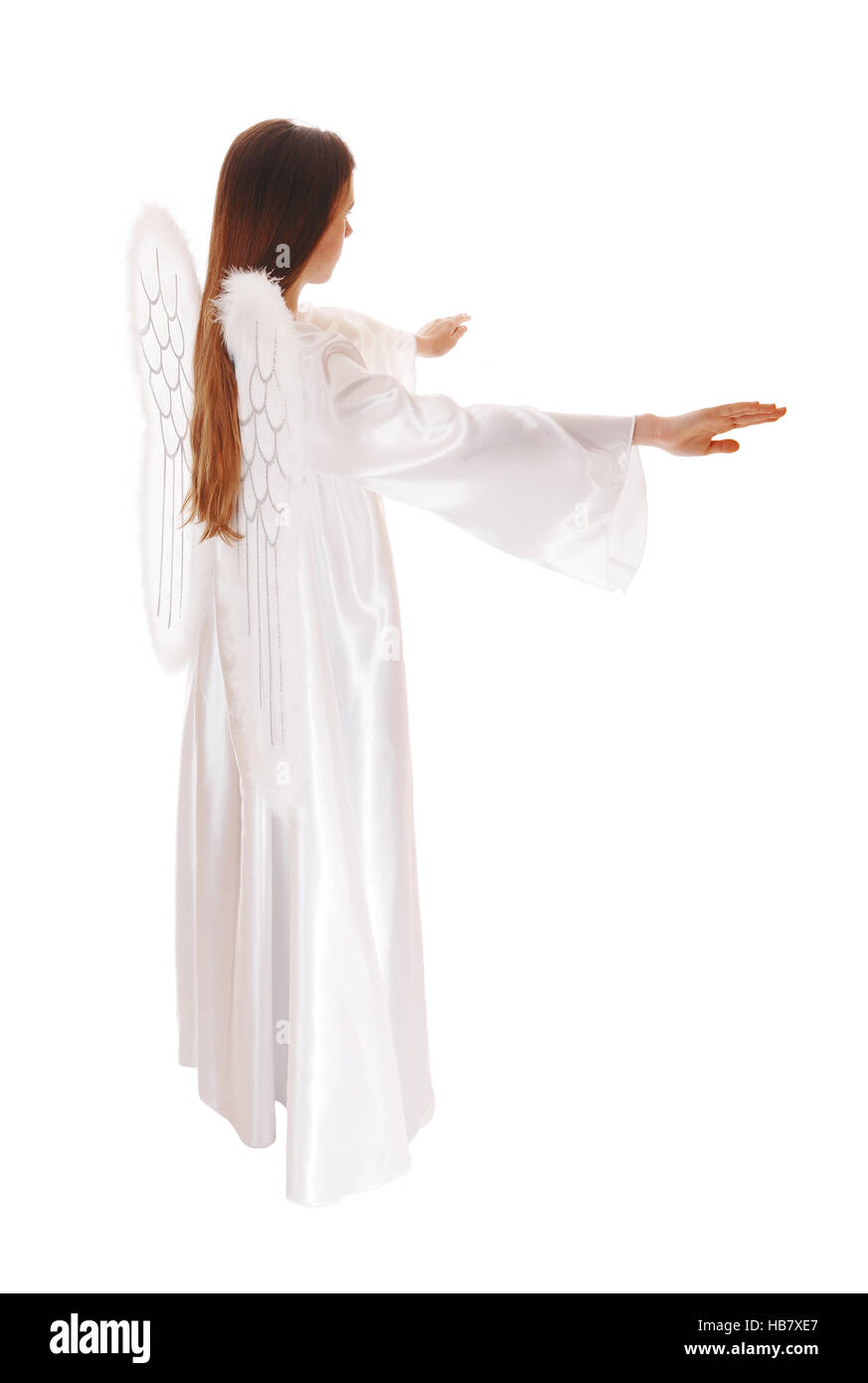 Angel standing in profile 7 Stock Photo - Alamy