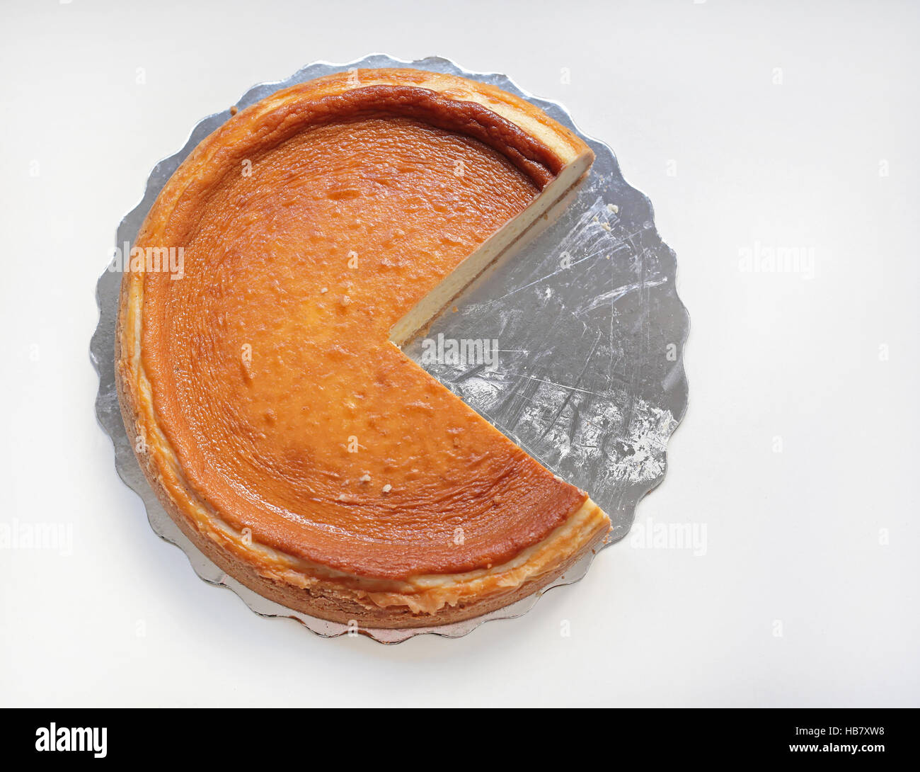 Cake Without Slice Stock Photo - Alamy
