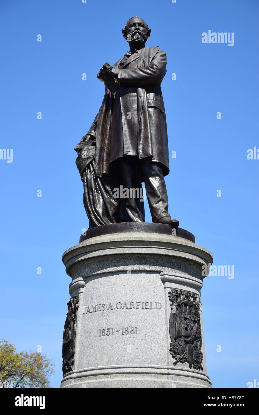 James Garfield Monument in Washington, DC Stock Photo - Alamy