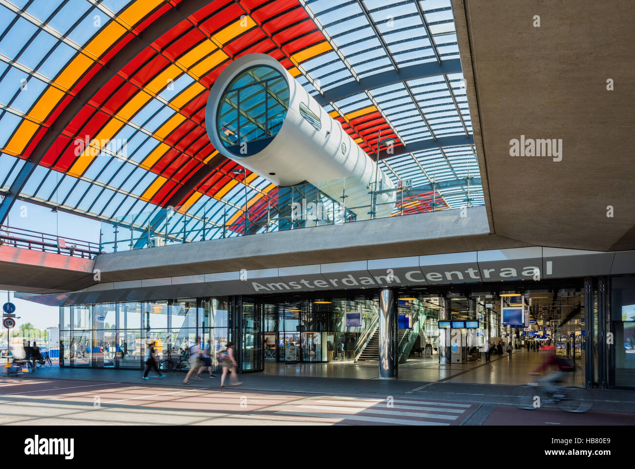 Amsterdam central station hi-res stock photography and images - Alamy