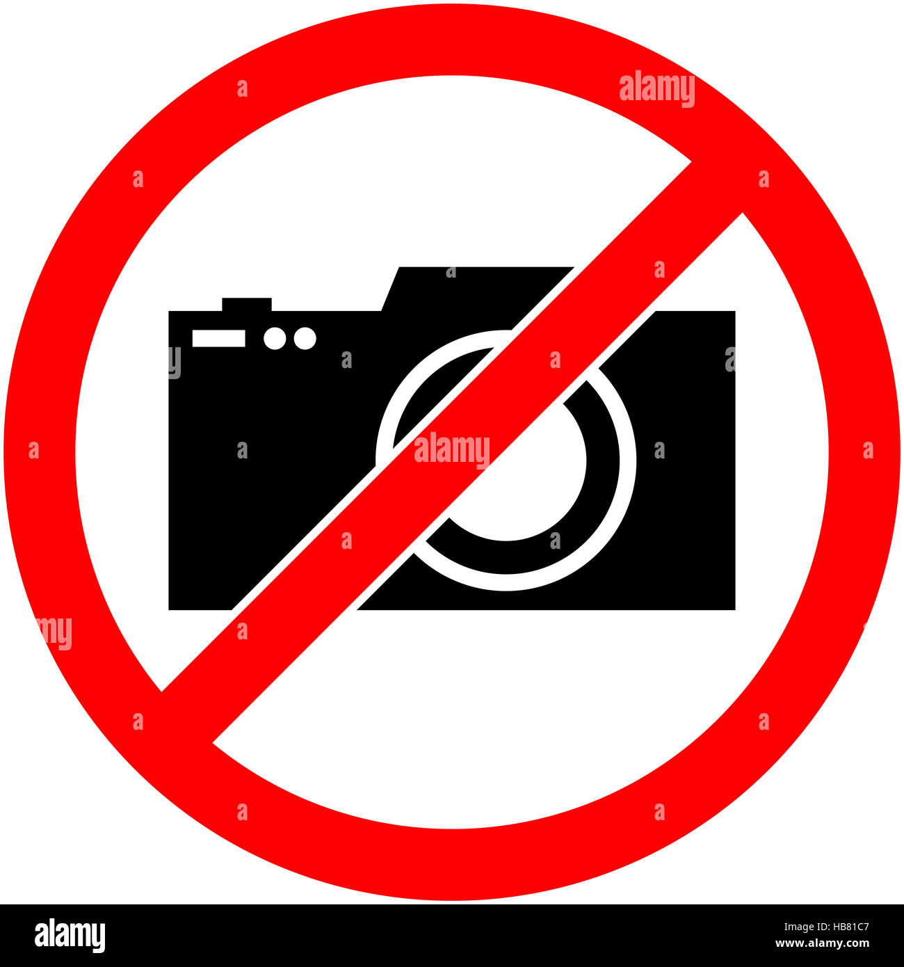 No photography, camera prohibited symbol Stock Photo - Alamy