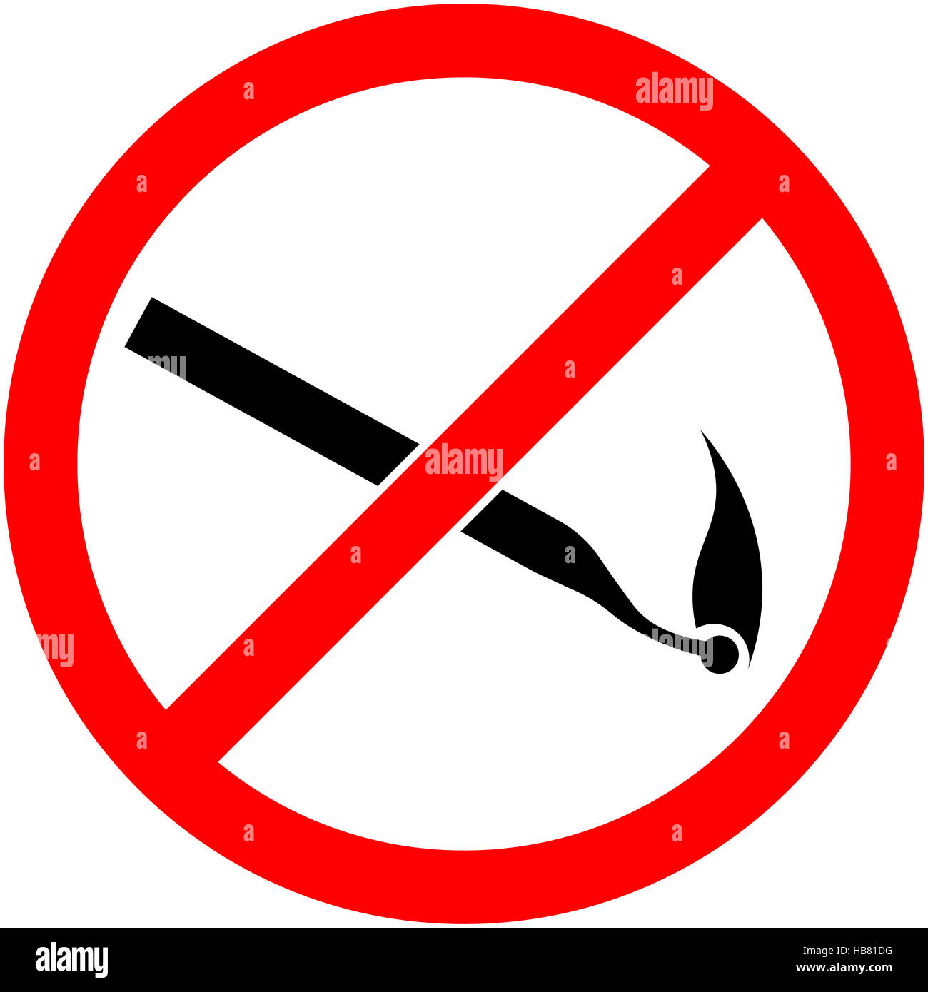 No match sign illustration. Flat design Stock Photo - Alamy