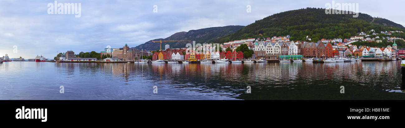 Norway bergen skyline panorama hi-res stock photography and images - Alamy
