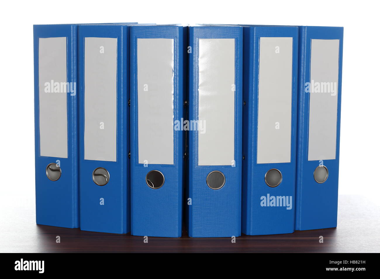file folders on desk Stock Photo - Alamy