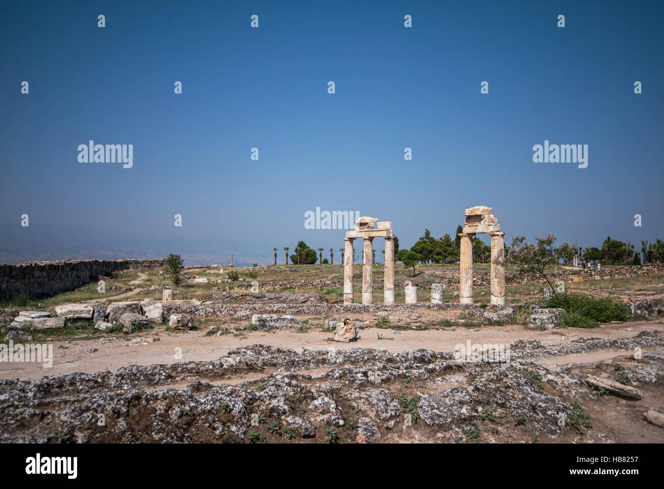 photo of ancient city Hierapolis Stock Photo - Alamy