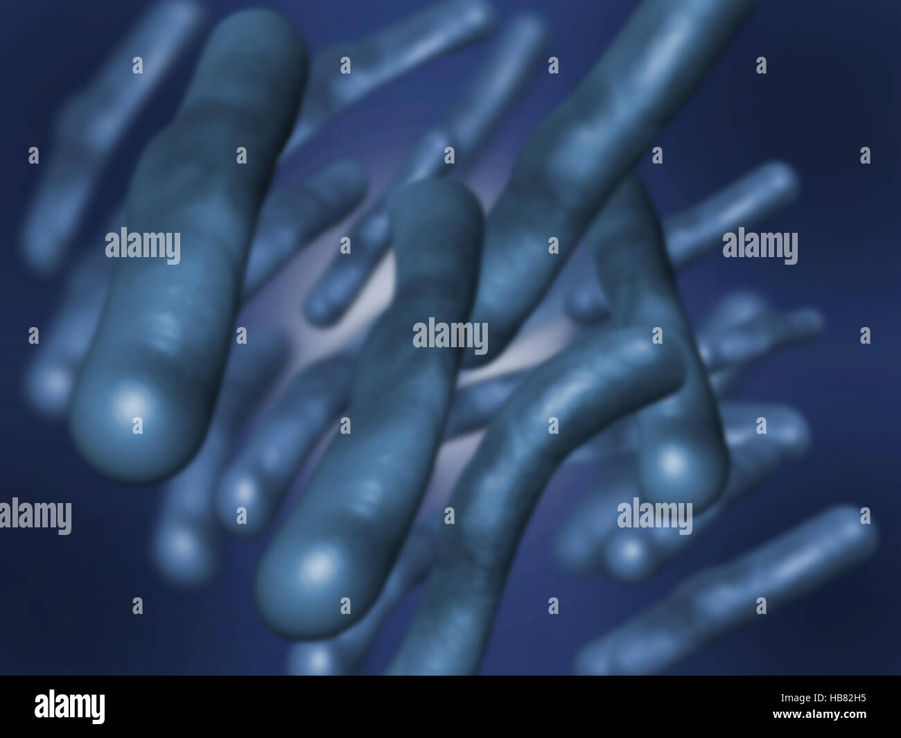 Virus and bacterium Stock Photo - Alamy