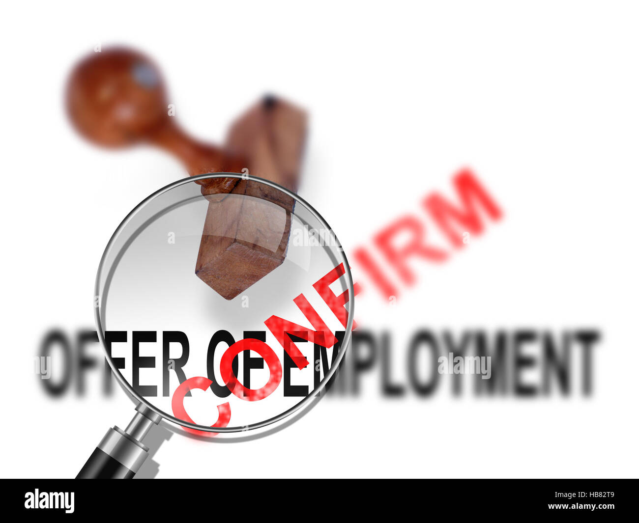 Offer of employment - confirm Stock Photo - Alamy