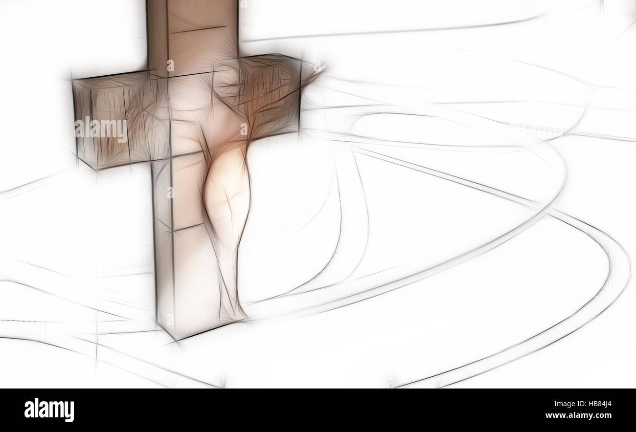 Woman crucified hi-res stock photography and images - Alamy