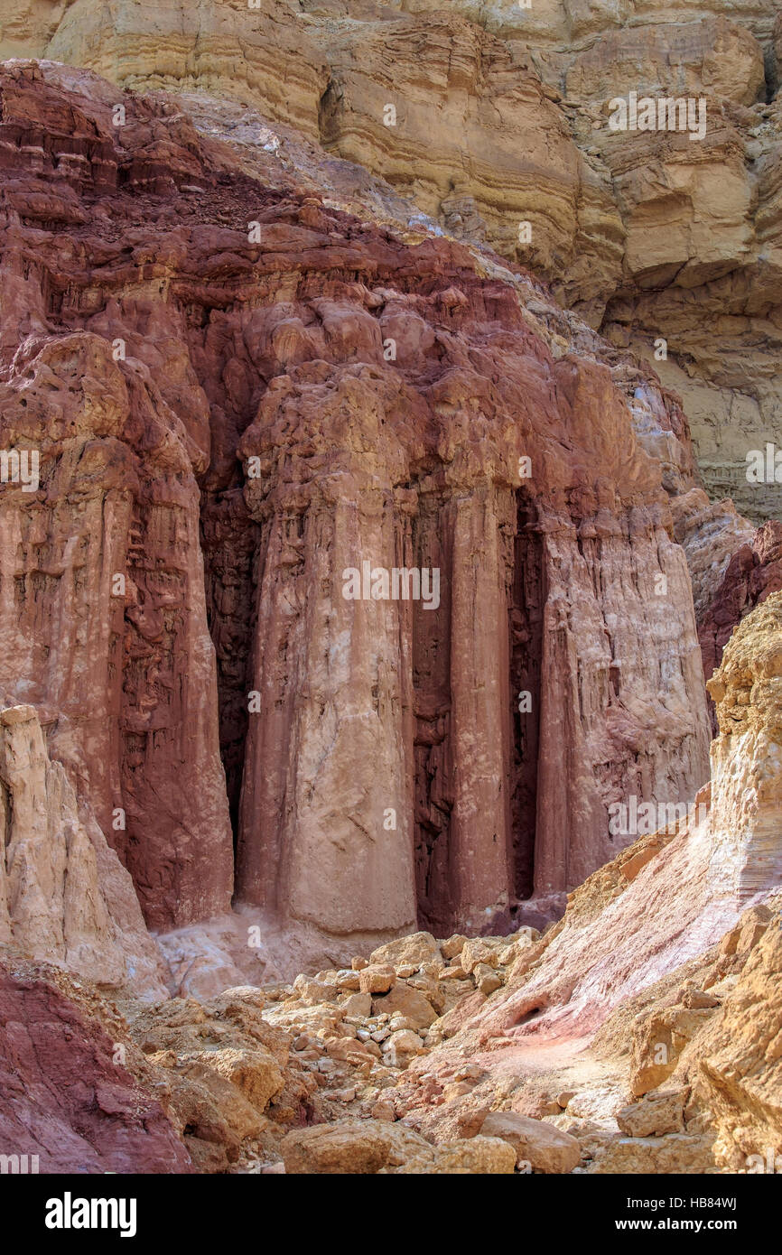 Natural Amram pillars Stock Photo - Alamy