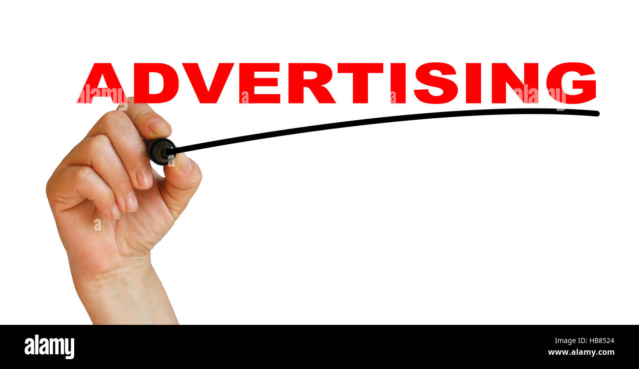 Drawing advertising hi-res stock photography and images - Alamy