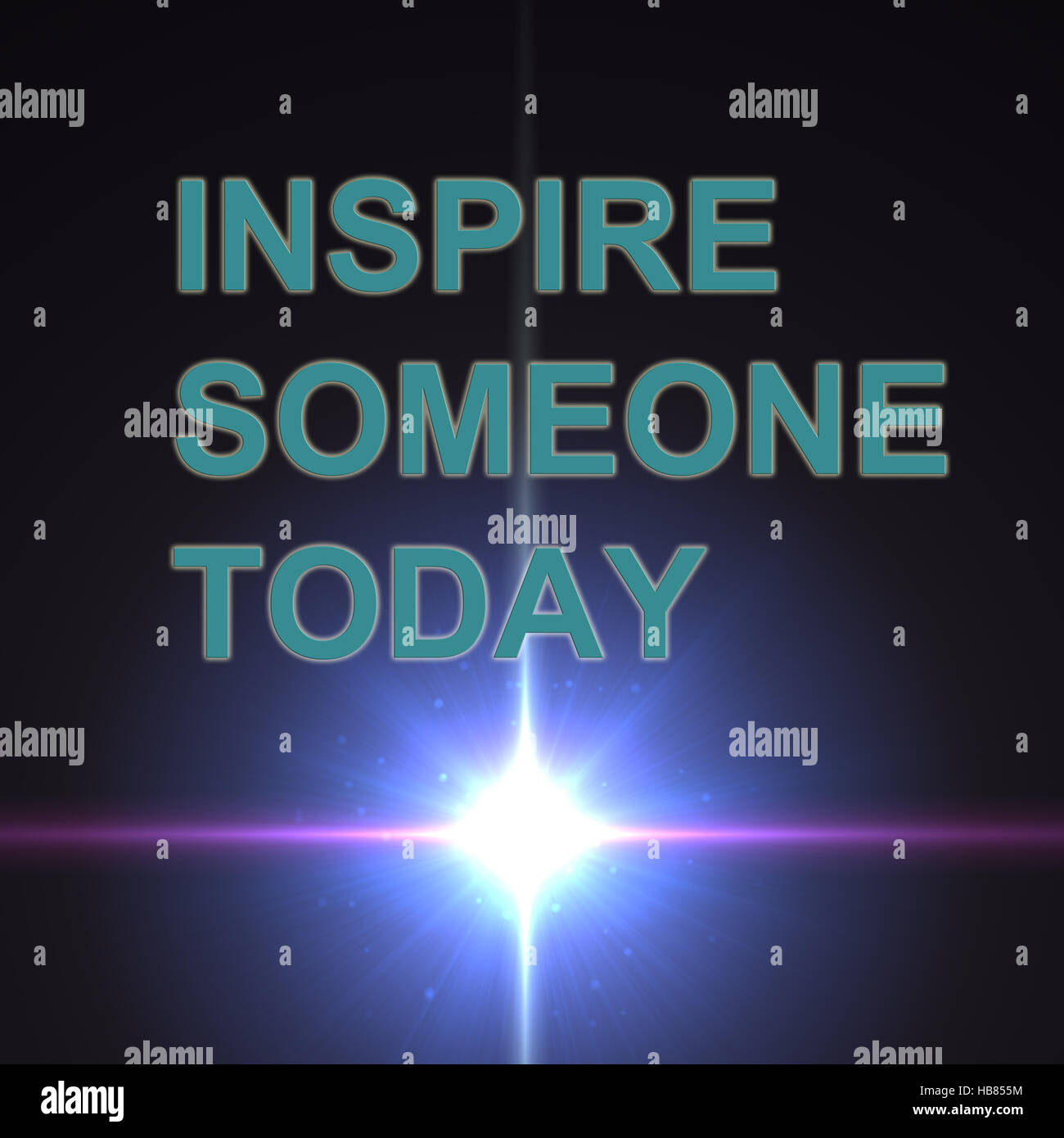 inspire someone today Stock Photo - Alamy