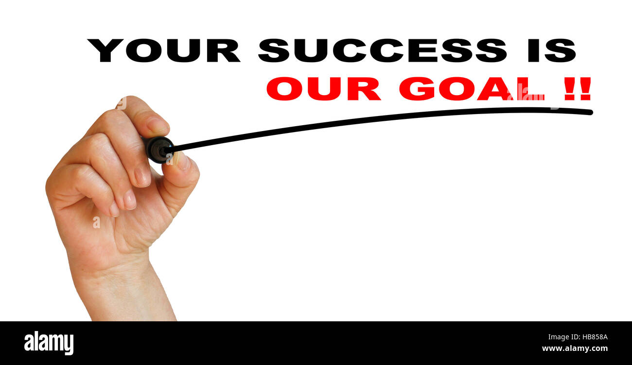 your success is our goal Stock Photo - Alamy