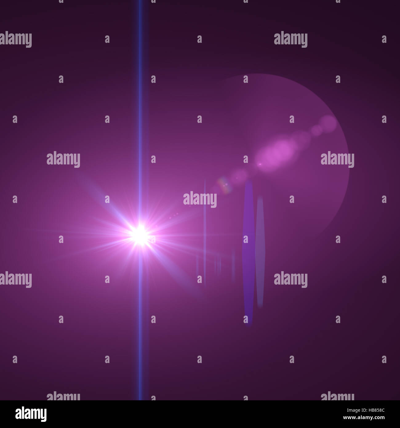 Blue optical lens flares shiny hi-res stock photography and images - Alamy