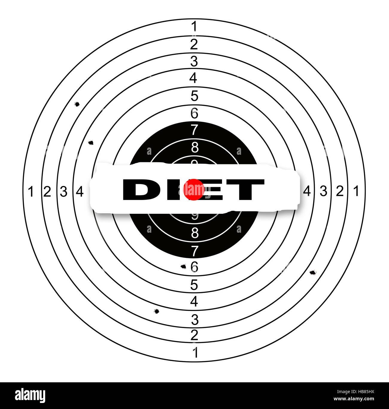 Hitting the target Stock Photo - Alamy