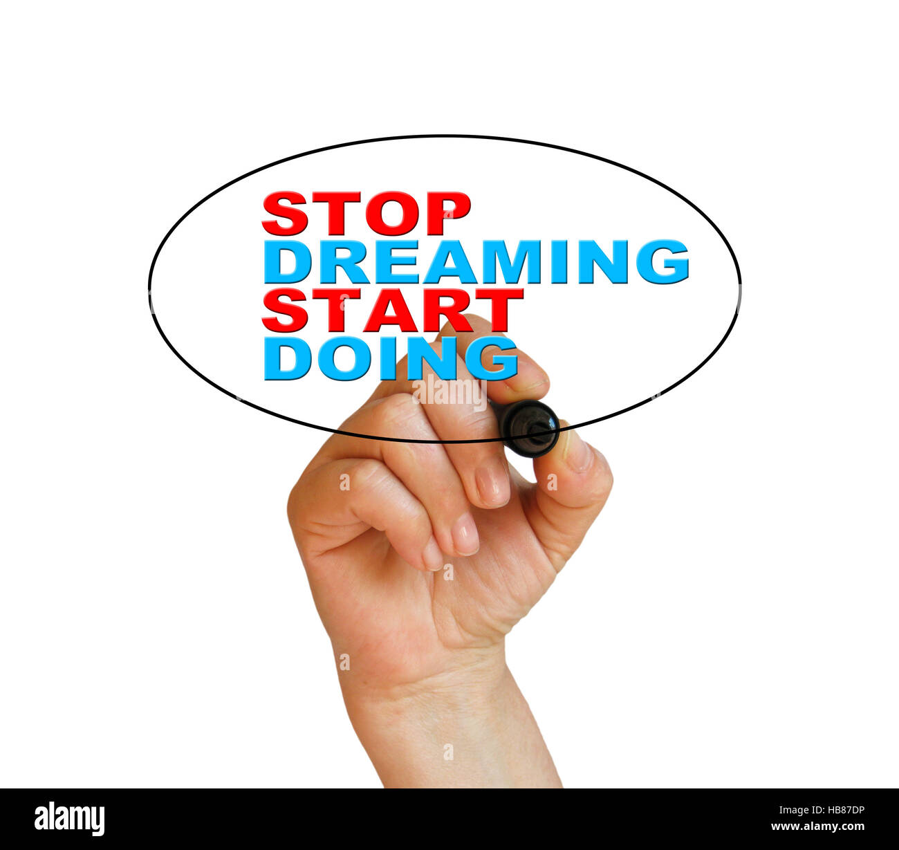 Stop dreaming hi-res stock photography and images - Alamy