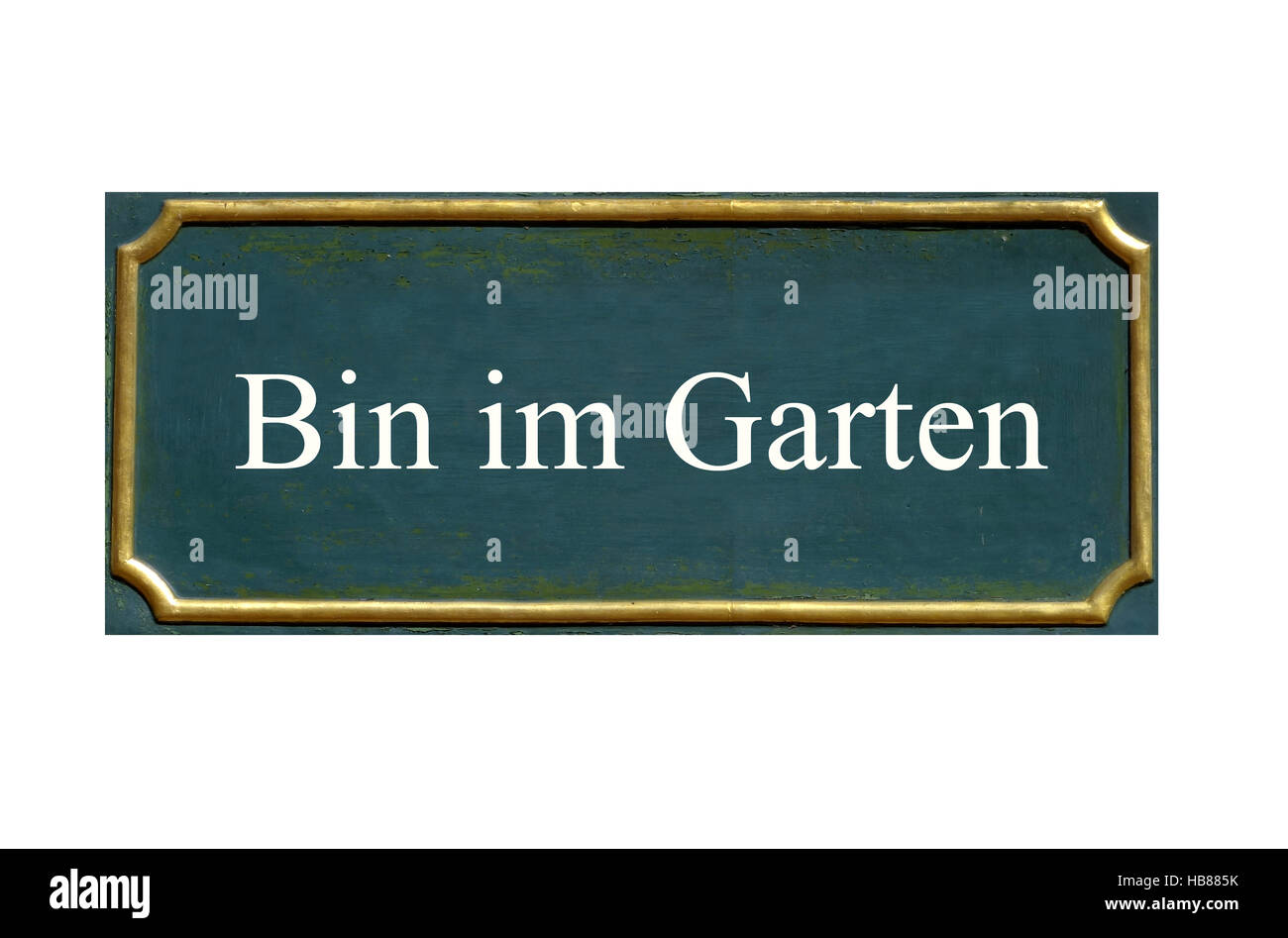 Note in garden Cut Out Stock Images & Pictures - Alamy
