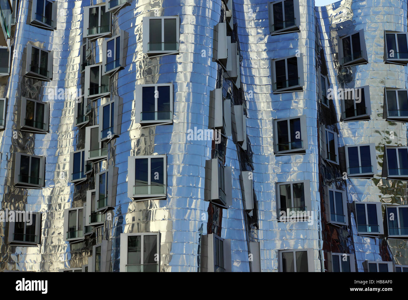 Gehry buildings in the Media harbour Stock Photo - Alamy